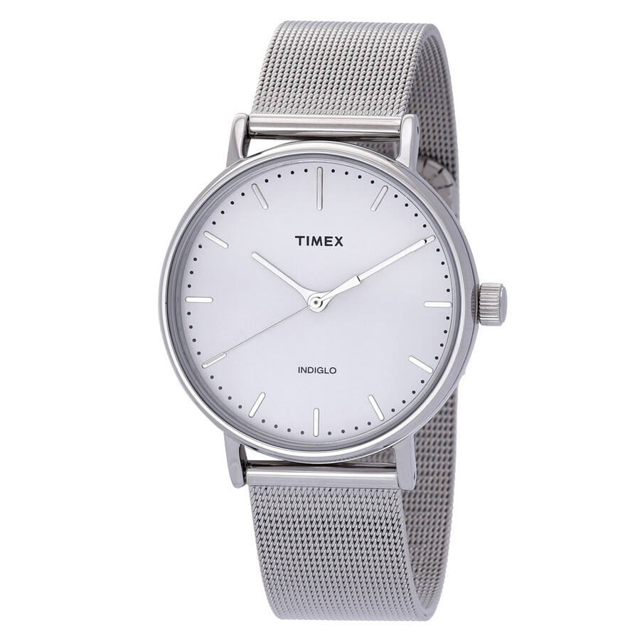 Timex Fairfield Quartz White Dial Ladies Watch TW2R26600 TW2R26600VQ ...