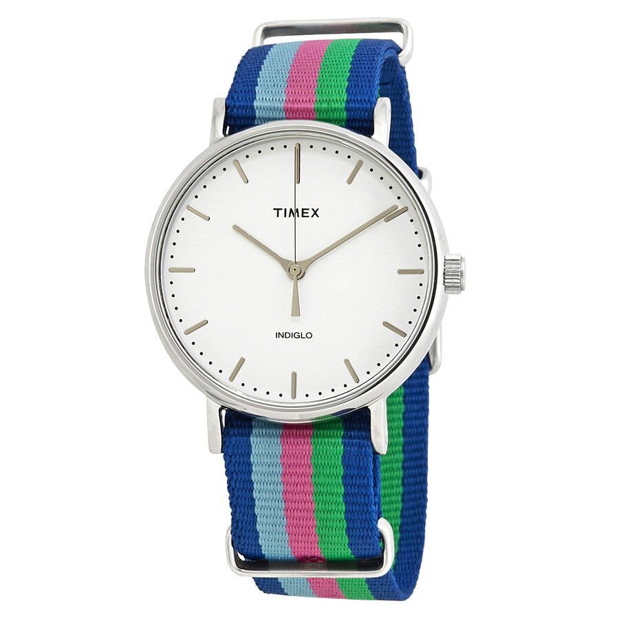 Timex Fairfield White Dial Ladies Watch TW2P91700 753048870905 ...