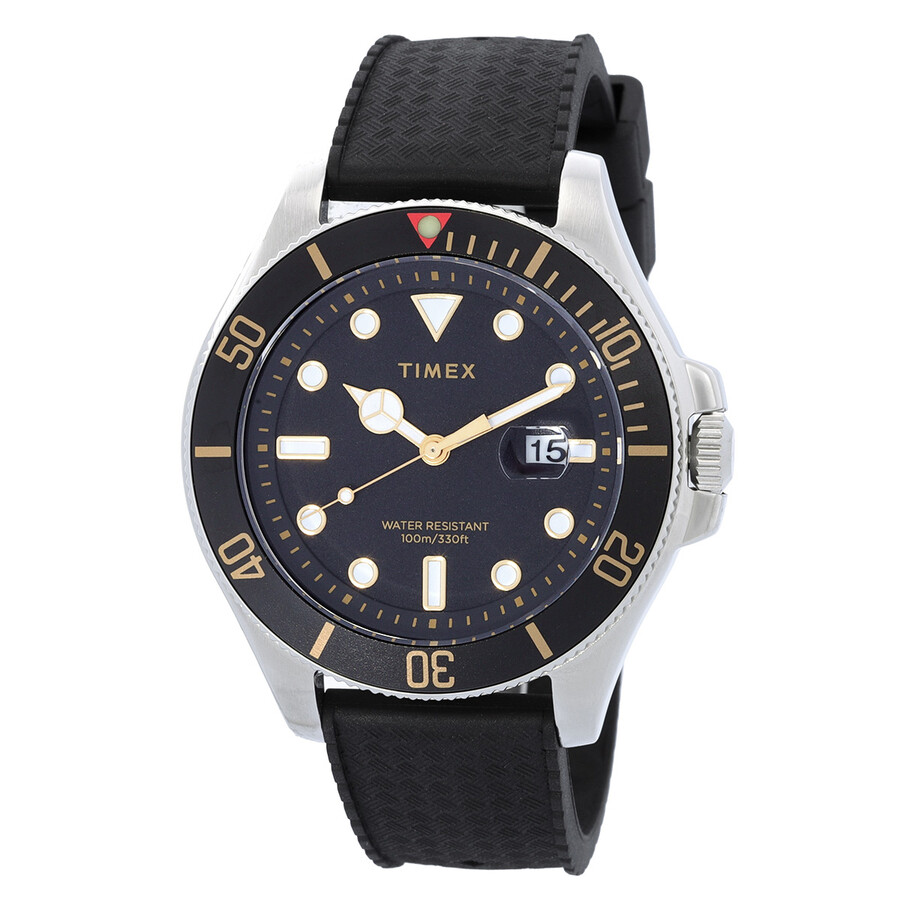 Timex Harborside Coast Quartz Black Dial Men's Watch TW2V27200 Timex ...