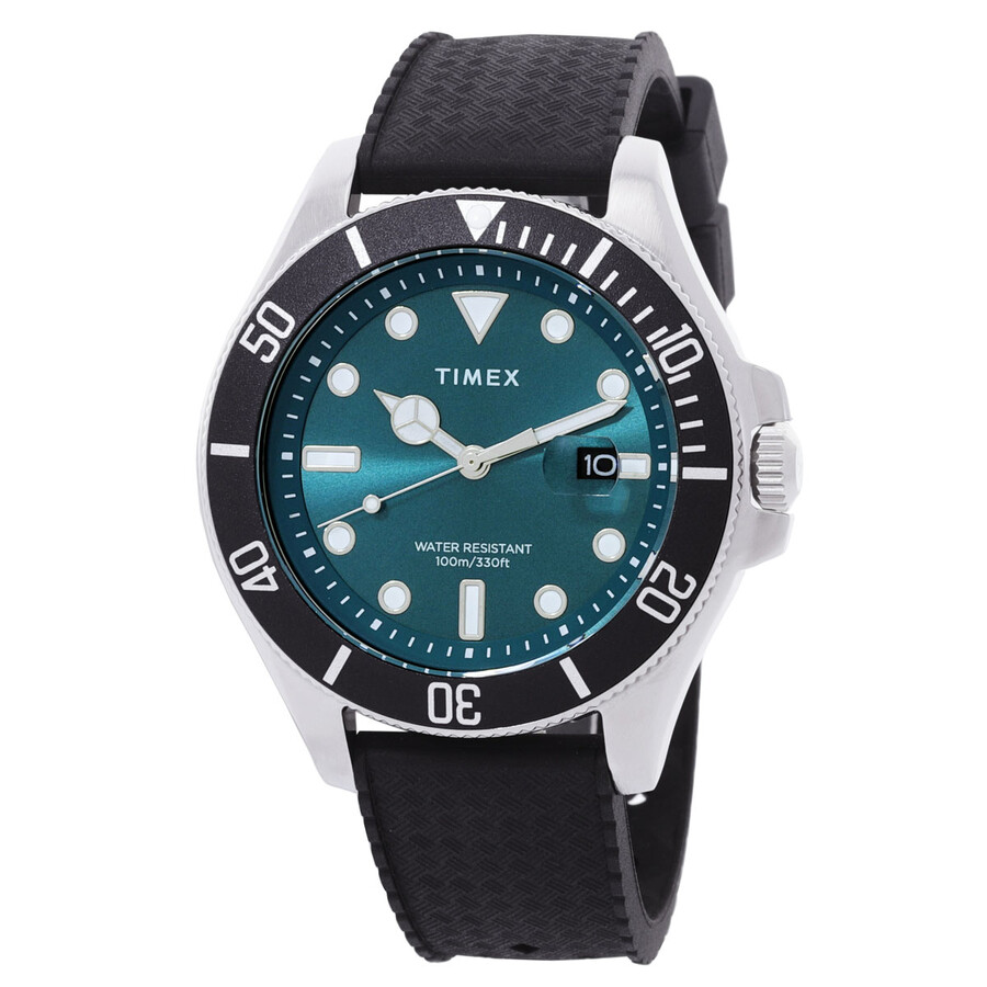 Timex Harborside Coast Quartz Green Dial Men's Watch TW2V91700 ...