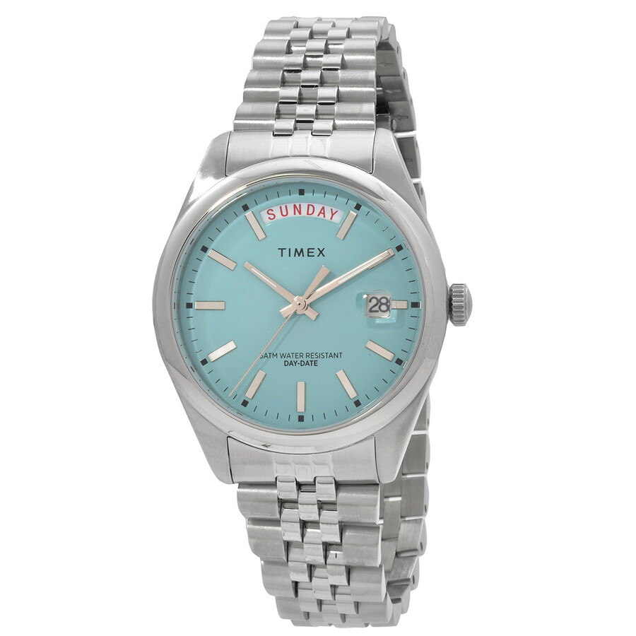Timex Legacy Day and Date Quartz Blue Dial Ladies Watch TW2V68400VQ ...