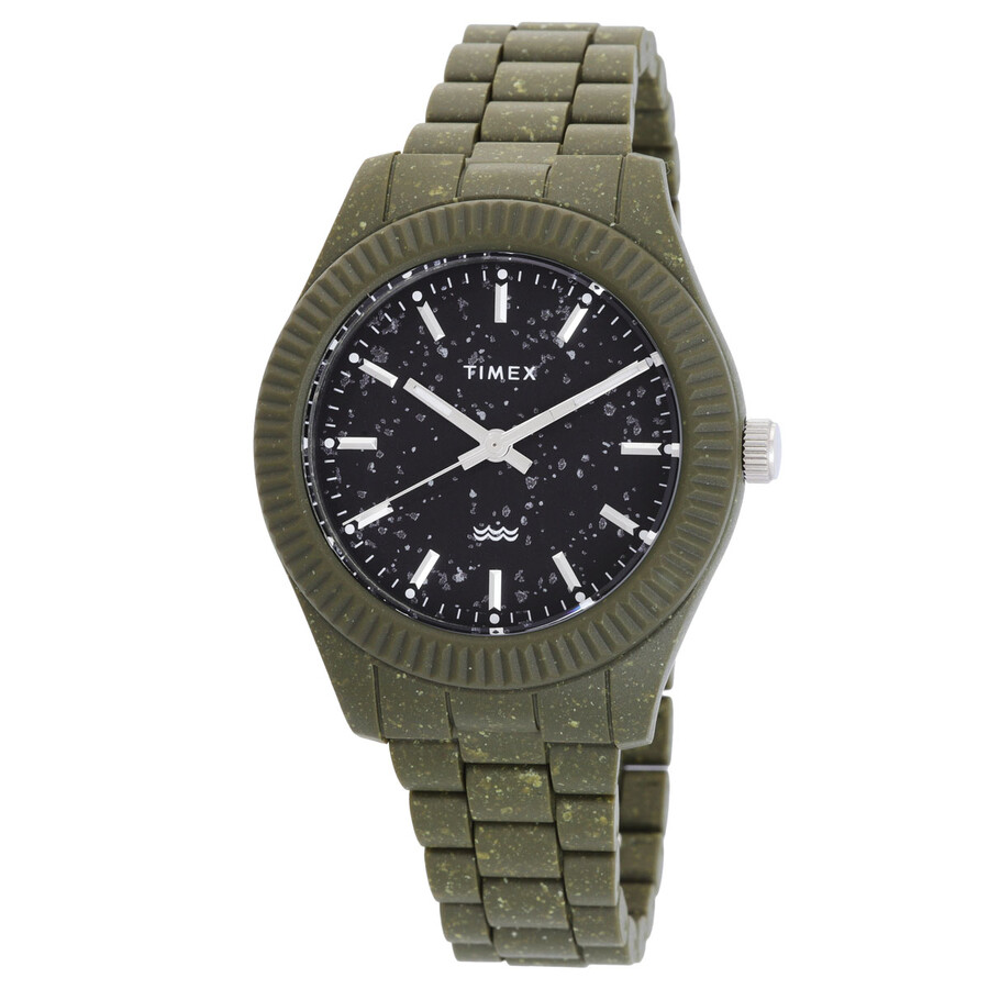 Timex Legacy Ocean Quartz Black Dial Men's Watch TW2V77100JR ...