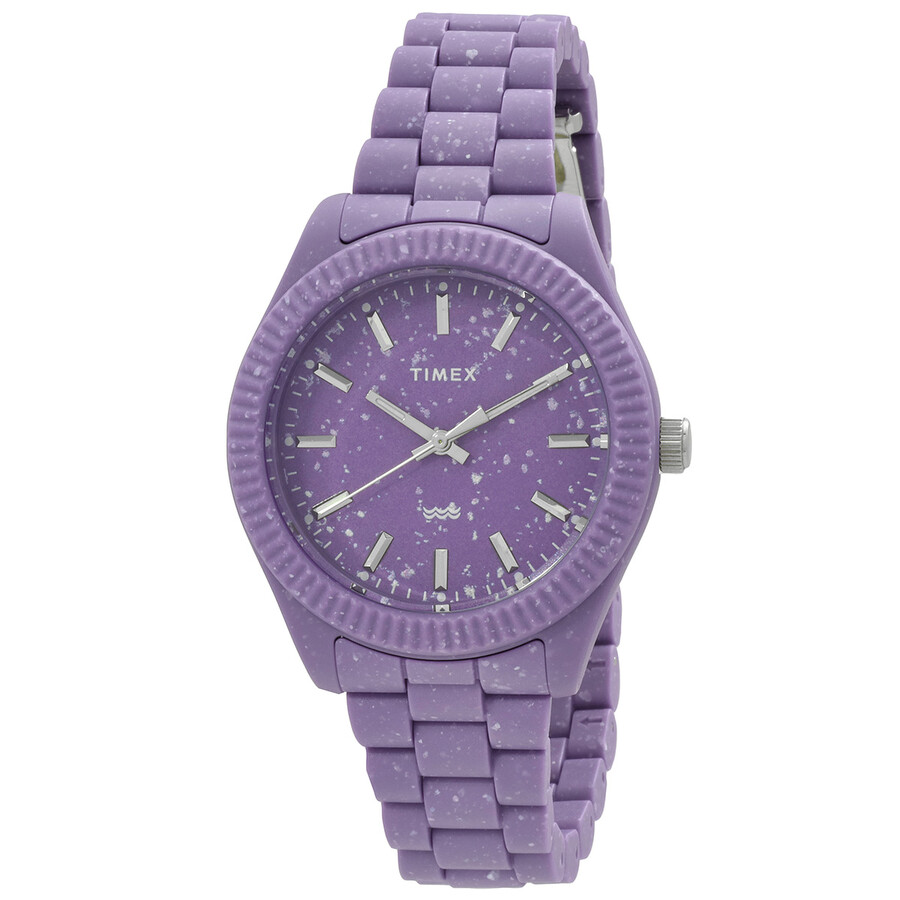 Timex Legacy Ocean Quartz Purple Dial Ladies Watch TW2V77300 ...