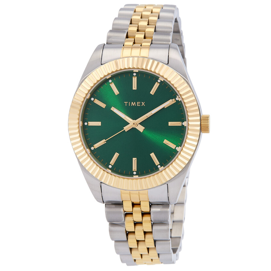 Timex Legacy Quartz Green Dial Ladies Watch TW2W87400 194366378665 ...