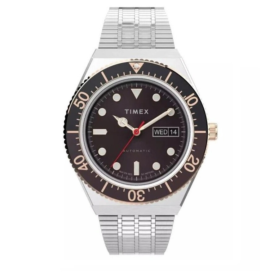 Timex M79 Automatic Brown Dial Men's Watch TW2U96900 TW2U96900ZV ...