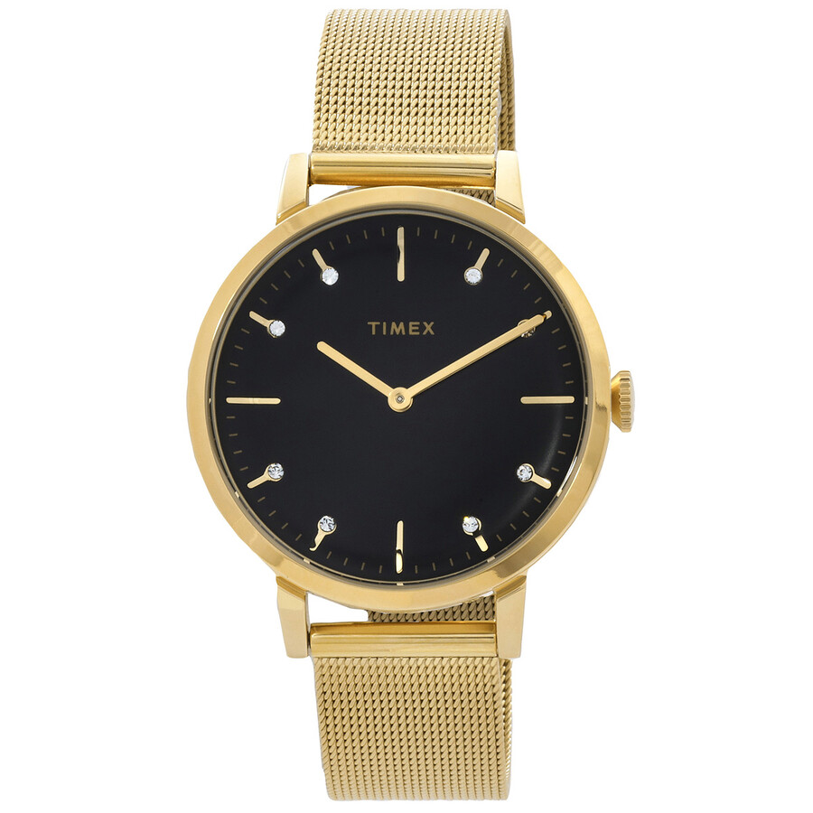 Timex Midtown Quartz Black Dial Ladies Watch TW2V37200 TW2V37200VQ ...