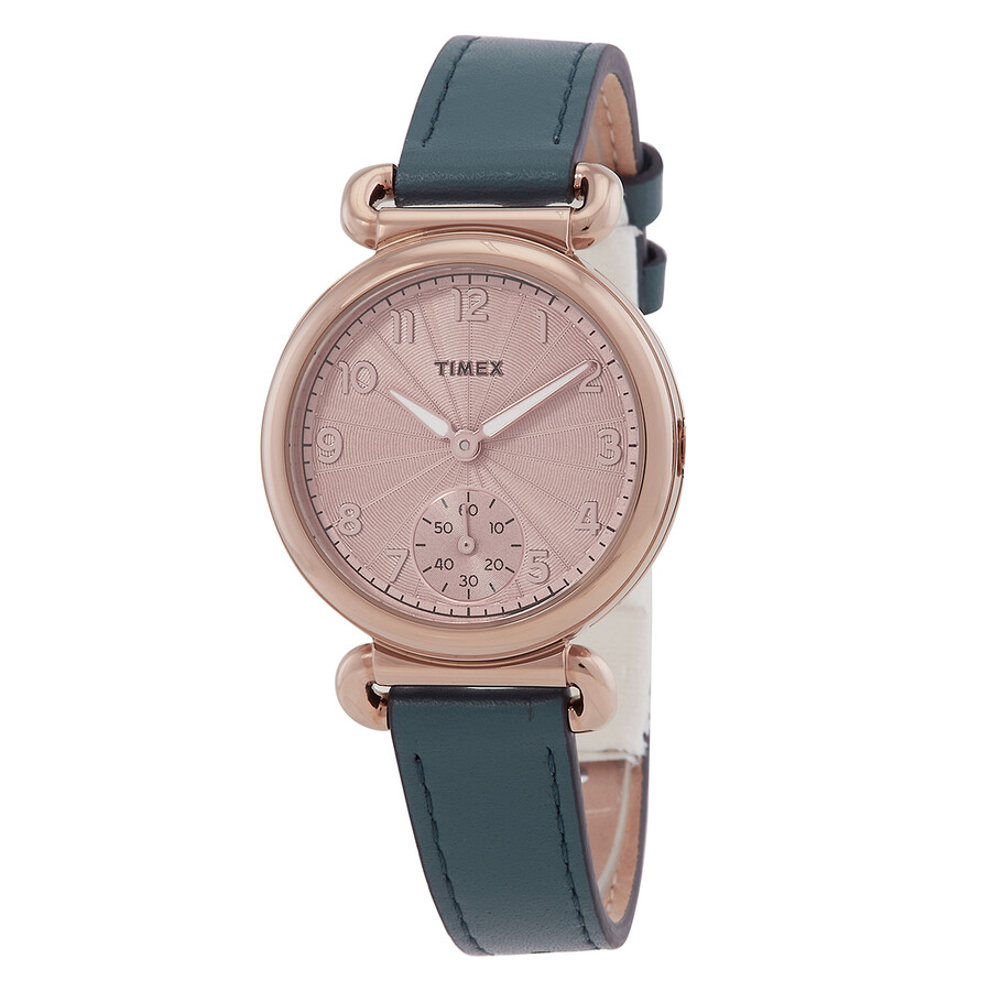 Timex Model 23 Quartz Rose Gold Dial Ladies Watch TW2T88200 - Watches ...