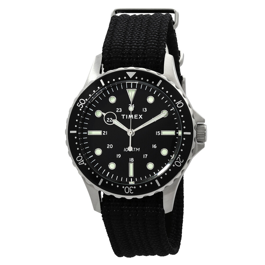 Timex Navi XL Quartz Black Dial Men's Watch TW2T75600 194366015188 ...