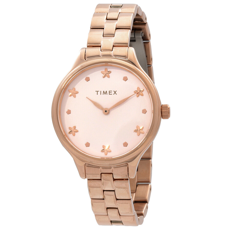 Timex Peyton Quartz Pink Dial Ladies Watch TW2V23400 TW2V23400VQ ...