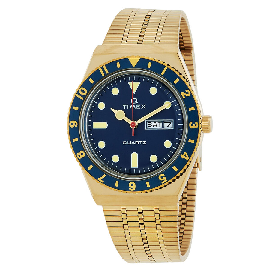 Timex Q Timex Reissue Quartz Blue Dial Men's Watch TW2U62000 ...