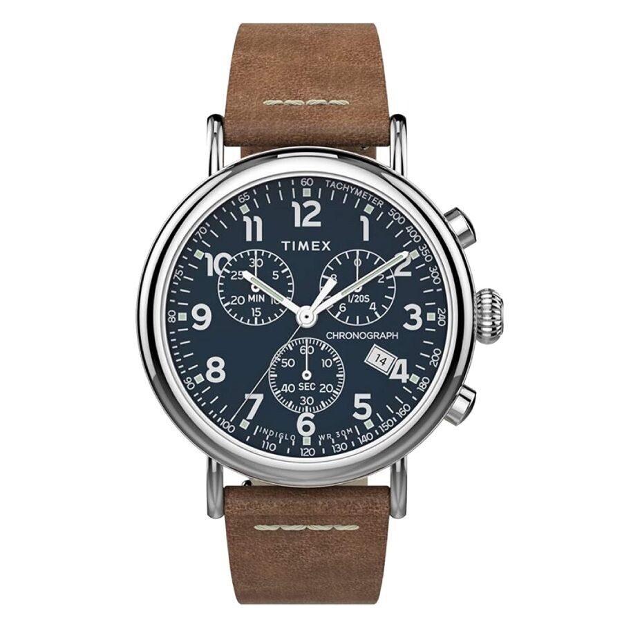 Timex Standard Chronograph Quartz Blue Dial Men's Watch TW2T68900 ...