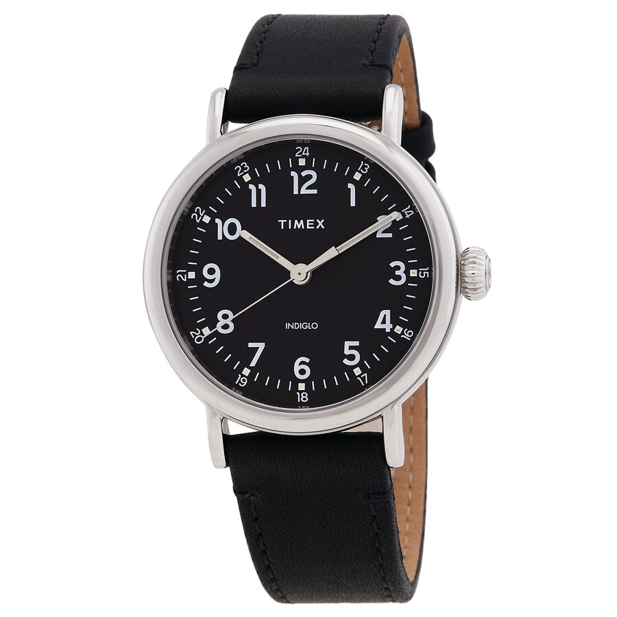 Timex Standard Quartz Black Dial Men's Watch TW2T20200 753048833153 ...