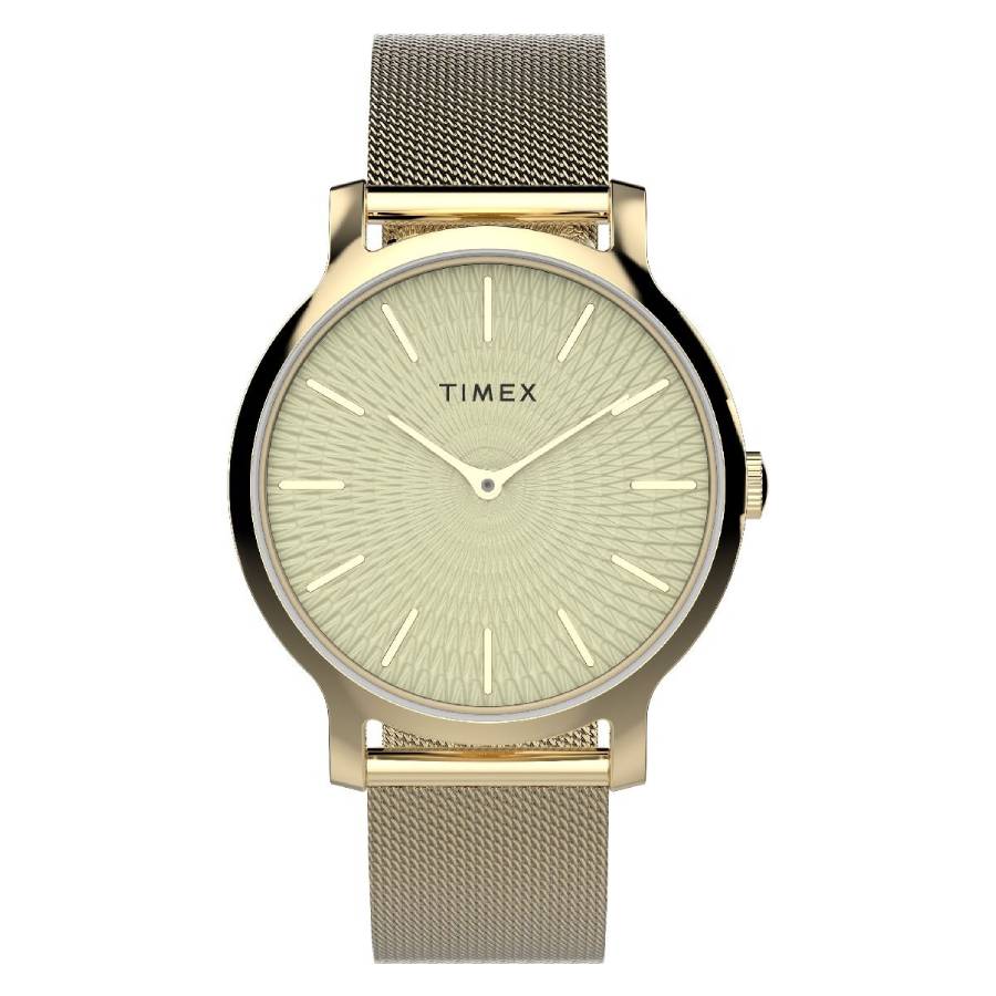Timex Transcend Quartz Gold Dial Ladies Watch TW2V92800 194366292695 ...
