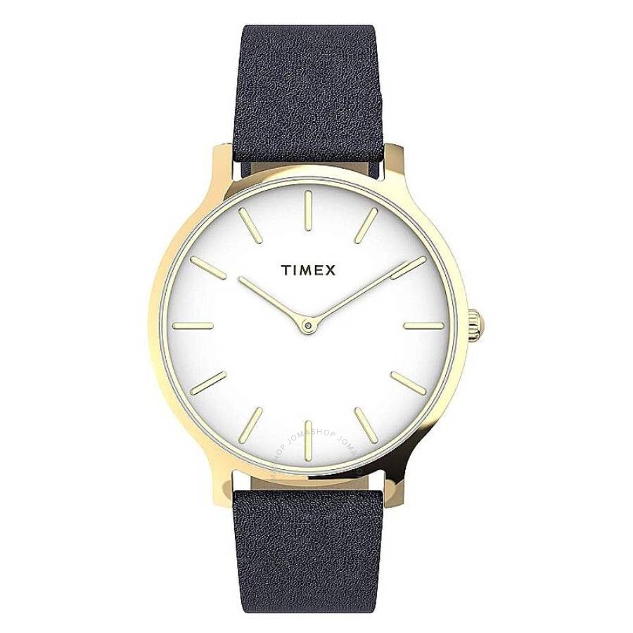 Timex Transcend Quartz White Dial Ladies Watch TW2V049009 TW2V049009J 194366147179 - Watches ...