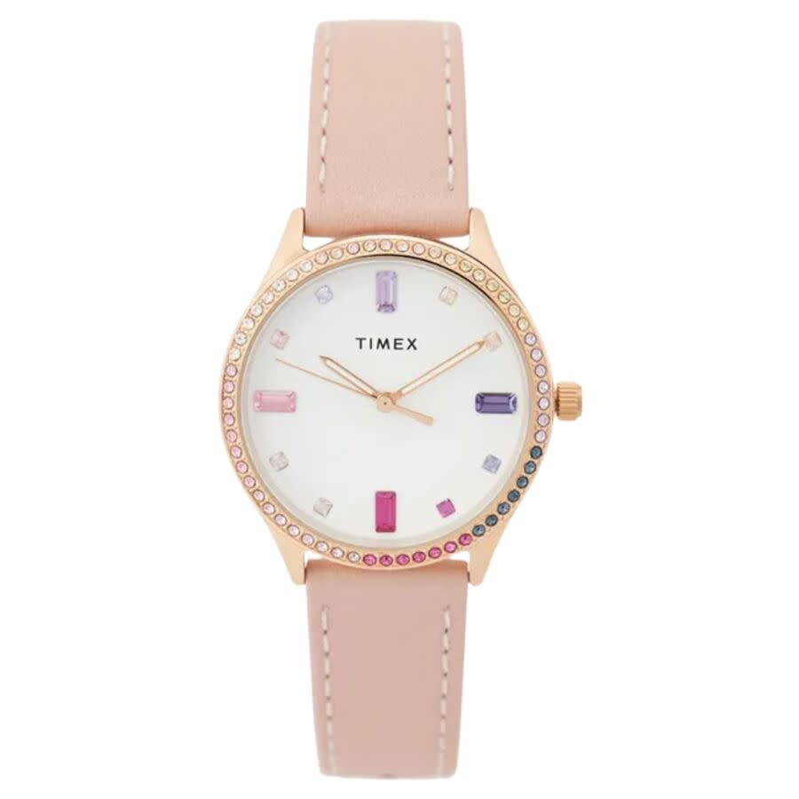 Timex Trend Quartz White Dial Ladies Watch TW2V76800 - Watches, Trend ...