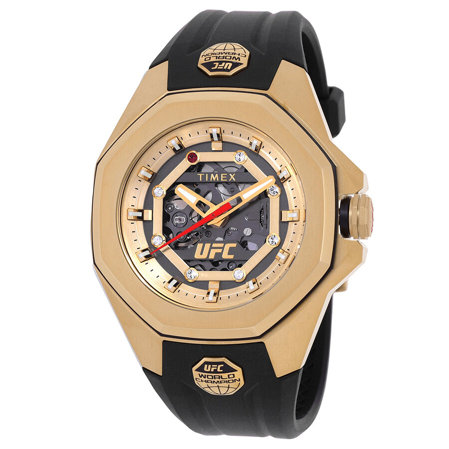 Timex UFC Pro Automatic Gold Dial Men's Watch TW2V86500 TW2V86500JR ...