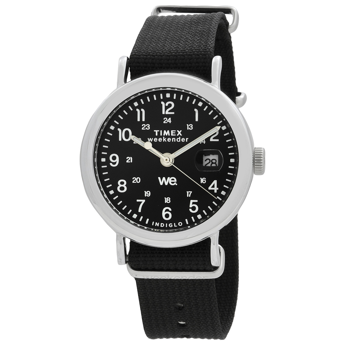 Timex Weekender Quartz Black Dial Unisex Watch TW2W85700 194366378542 ...