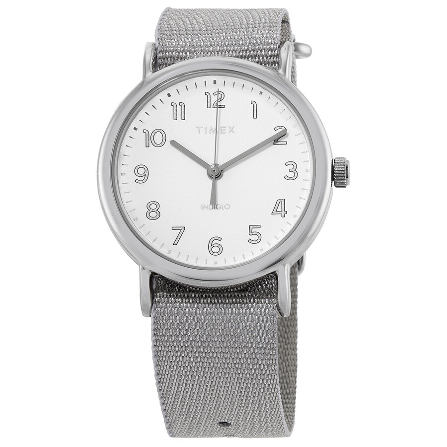 Timex Weekender Quartz White Dial Ladies Watch TW2R92500 194366069037 ...