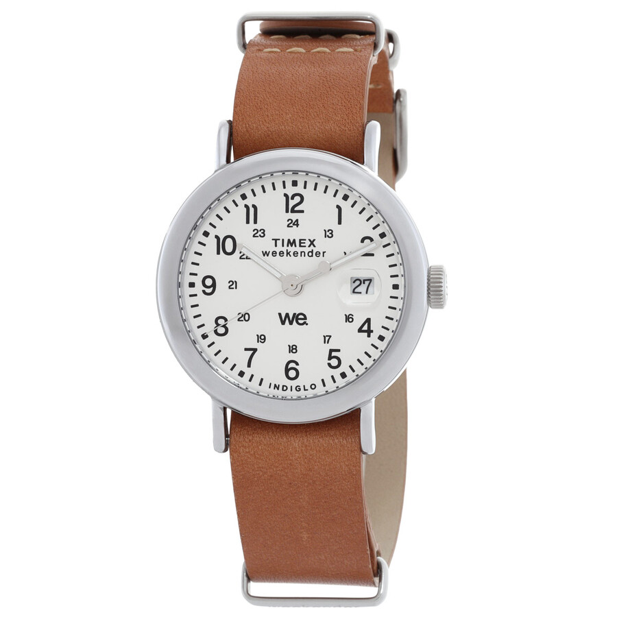 Timex Weekender Quartz White Dial Unisex Watch TW2W86500 194366378610 ...