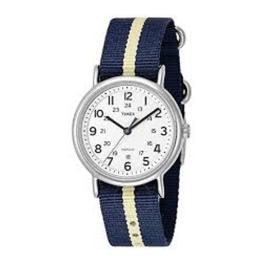 Timex Weekender Quartz White Dial Watch TW2U84500 194366117882 ...