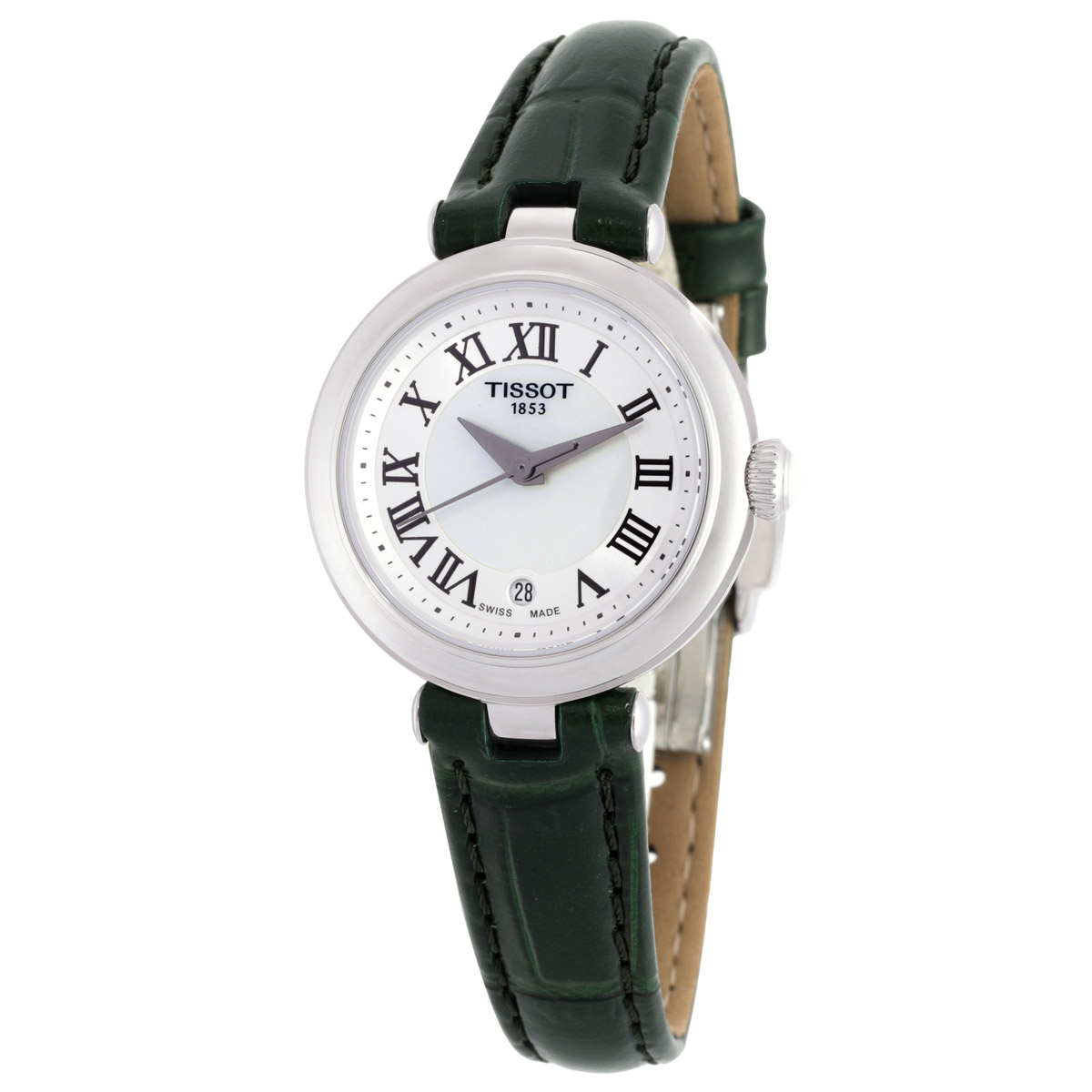 Tissot Bellissima Quartz White Mother of Pearl Dial Ladies Watch ...