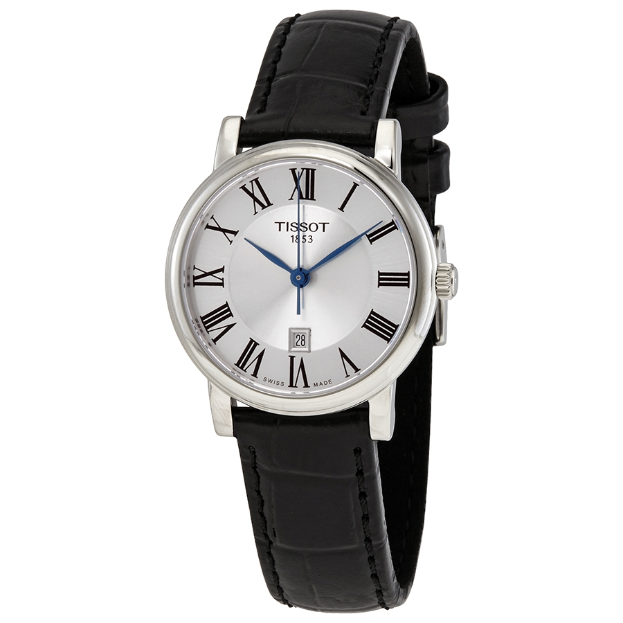 Tissot Carson Premium Lady Quartz Silver Dial Ladies Watch T122.210.16 ...
