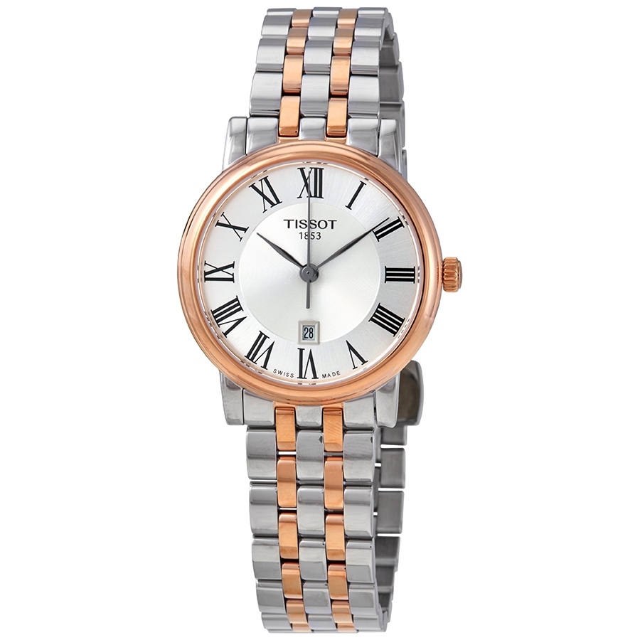 Tissot Carson Premium Lady Quartz Silver Dial Ladies Watch T122.210.22 ...