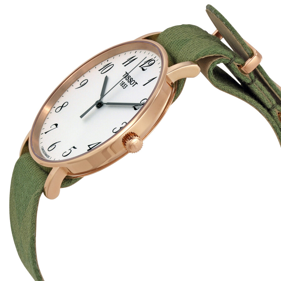 Tissot Everytime Large NATO White Dial Men's Watch T1096103803200 - Everytime - T-Classic ...
