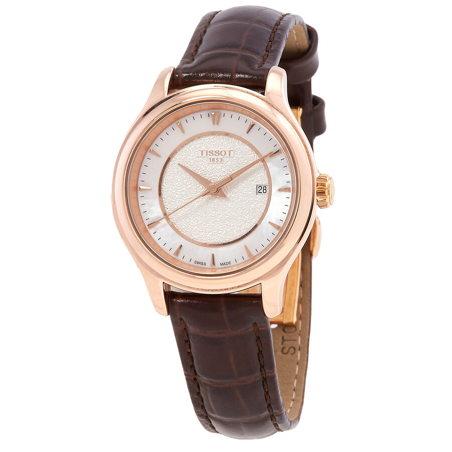 Tissot Fascination Quartz Mother of Pearl Dial Ladies Watch T924.210.76 ...