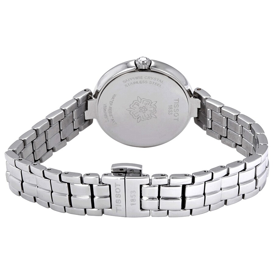 Tissot Flamingo Black Dial Ladies Stainless Steel Watch T094.210.11.051.00 - T-Trend - Tissot ...