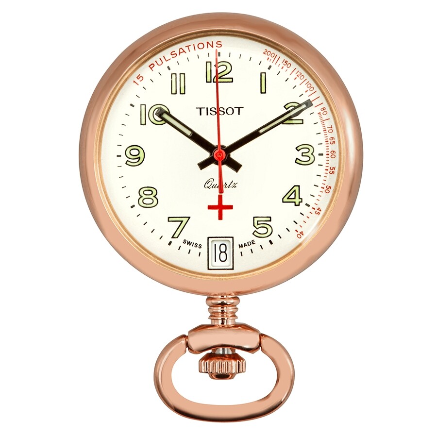 Tissot T-Pocket Quartz Unisex Pocket Watch T81.7.223.92 7611608290163 ...