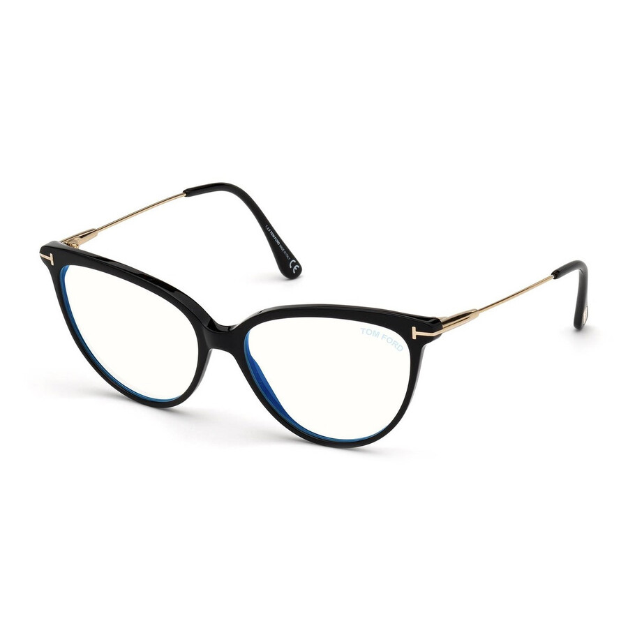 Tom Ford Blue Light Block Cat Eye Ladies Eyeglasses FT5688-B 001 55 ...