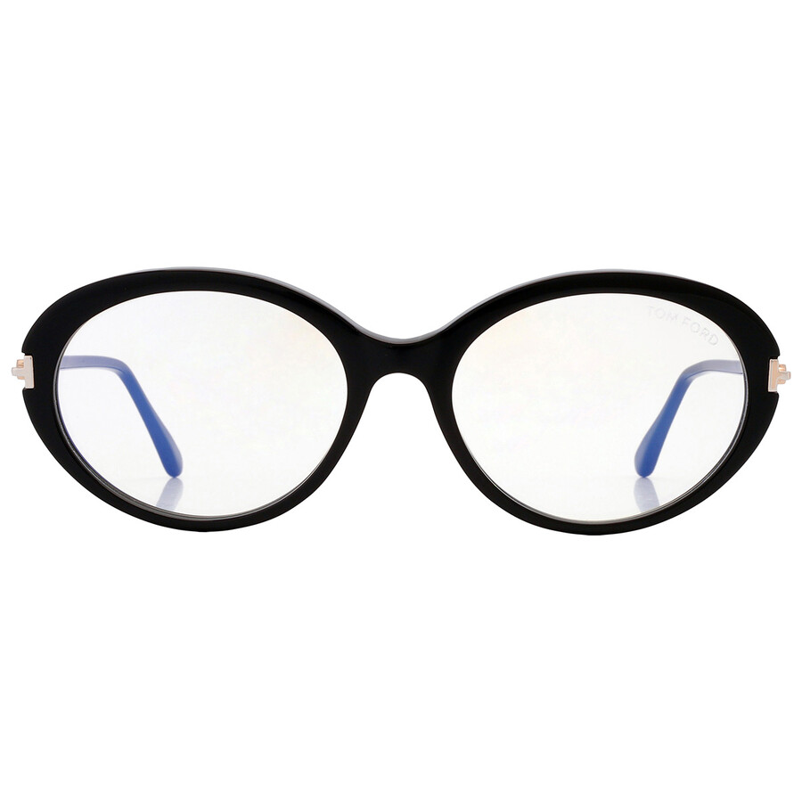 Tom Ford Blue Light Block Oval Ladies Eyeglasses FT5675-B 001 54 ...