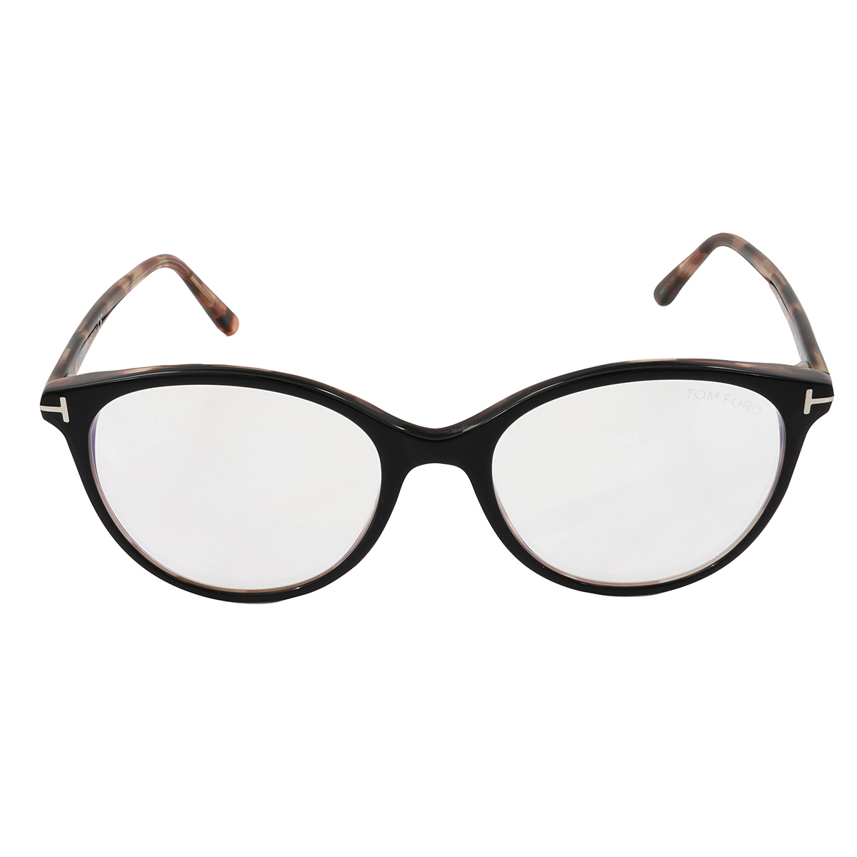 Tom Ford Blue Light Block Round Ladies Eyeglasses FT5742-B 005 53 ...