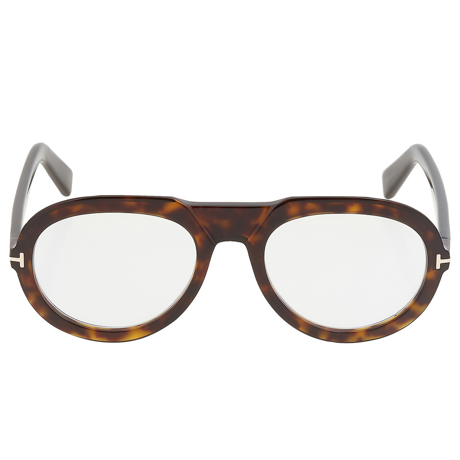 Tom Ford Blue Light Block Round Men's Eyeglasses FT5756-B 052 53 ...