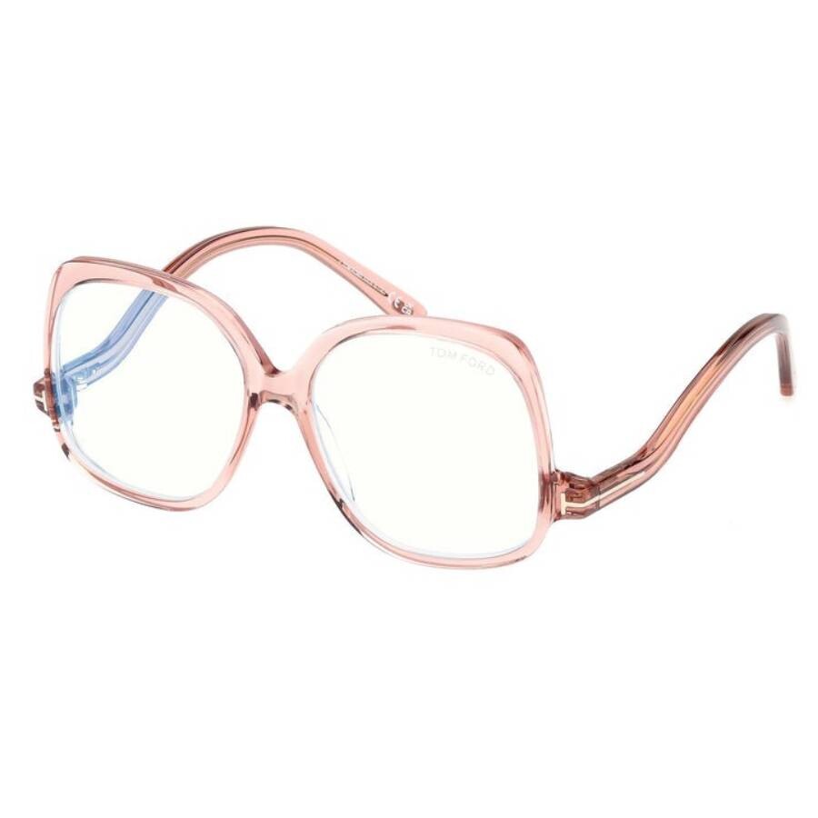 Tom Ford Blue Light Block Square Ladies Eyeglasses FT5968-B 072 54 ...
