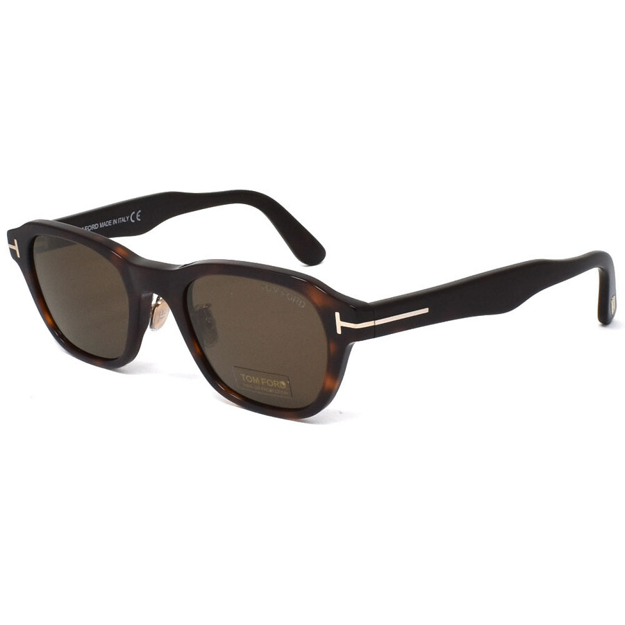 Tom Ford Brown Oval Men's Sunglasses FT0960-D 52E 49 889214314994 ...