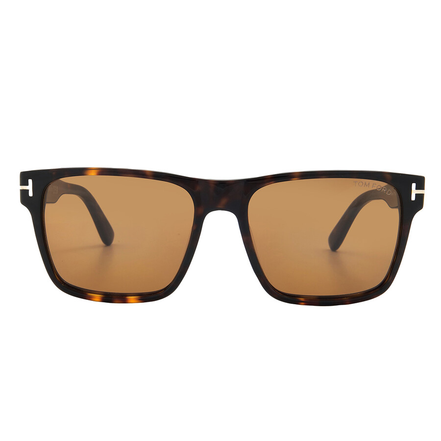 Tom Ford Calder Brown Square Men's Sunglasses FT1205 52E 55 ...