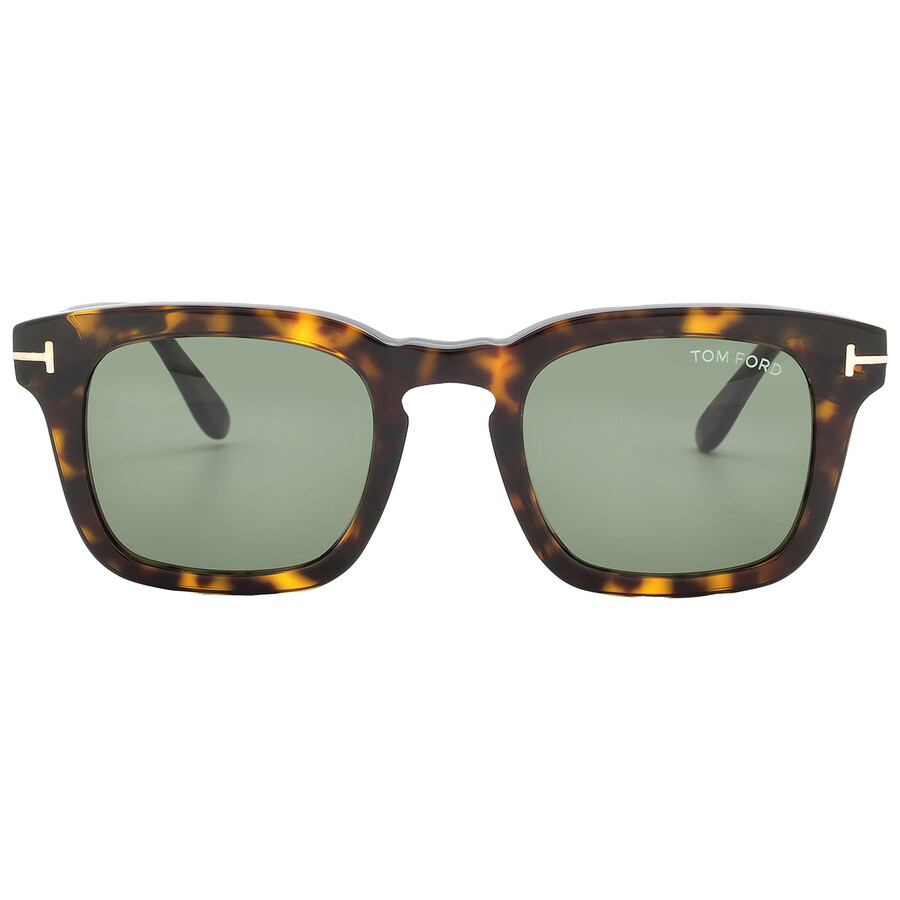 Tom Ford Dax Green Square Men's Sunglasses FT0751 52N 48 889214095909 ...