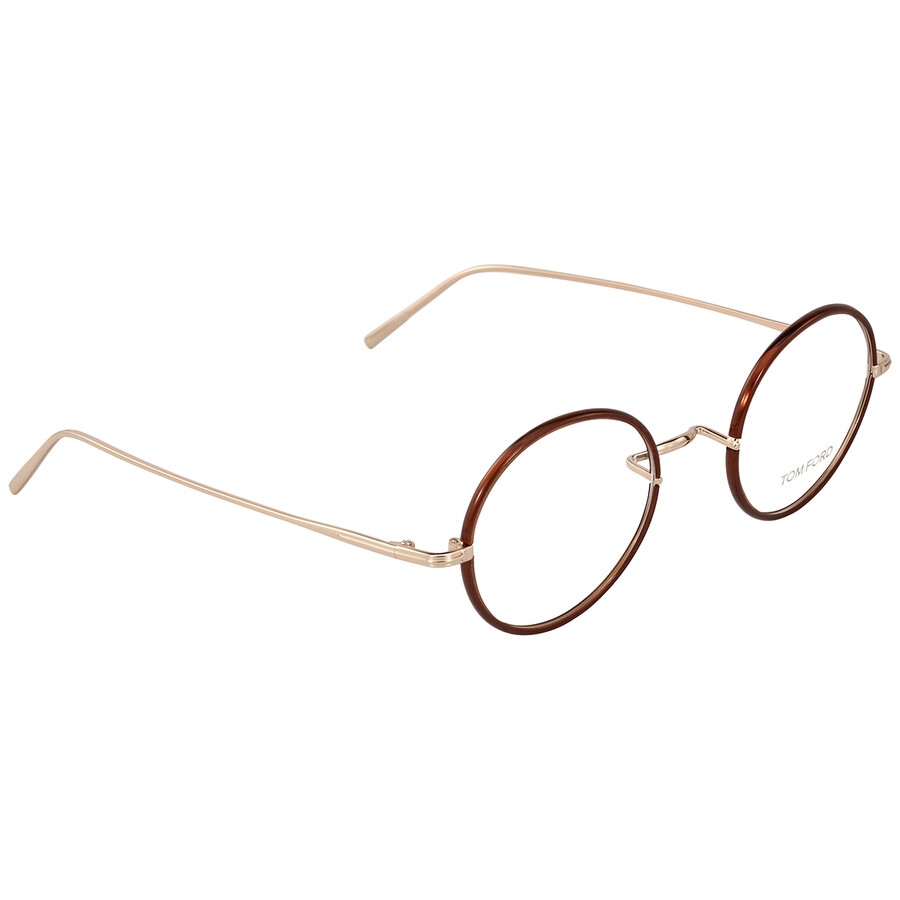Tom Ford Demo Round Ladies Eyeglasses TF5569K 028 49 FT5569-K 028 49 ...