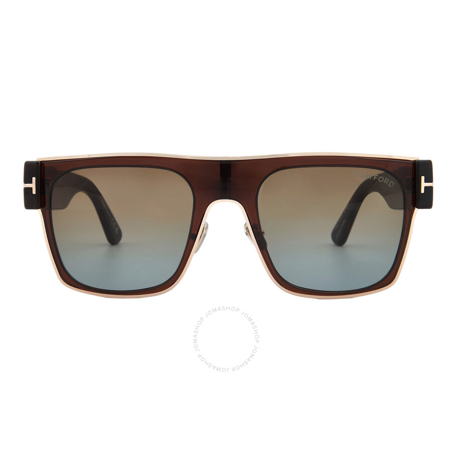 Tom Ford Edwin Brown Gradient Square Men's Sunglasses FT1073 48F 54 ...