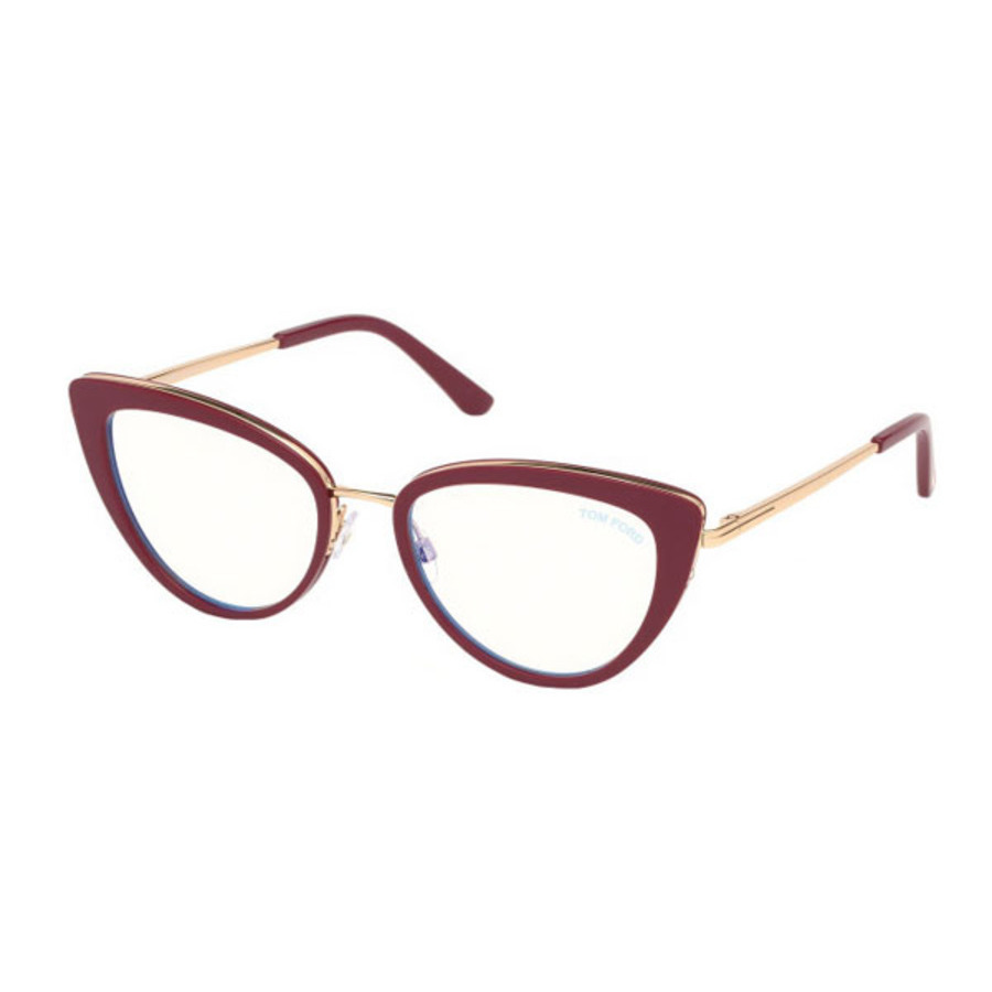 Tom Ford Ladies Purple Oval Eyeglass Frames FT5580-B08155 FT5580-B 081 ...