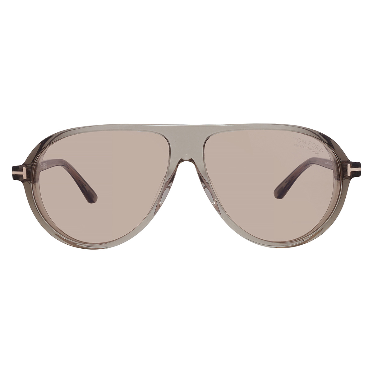 Tom Ford Marcus Brown Photochromatic Pilot Men's Sunglasses FT1023 93E ...