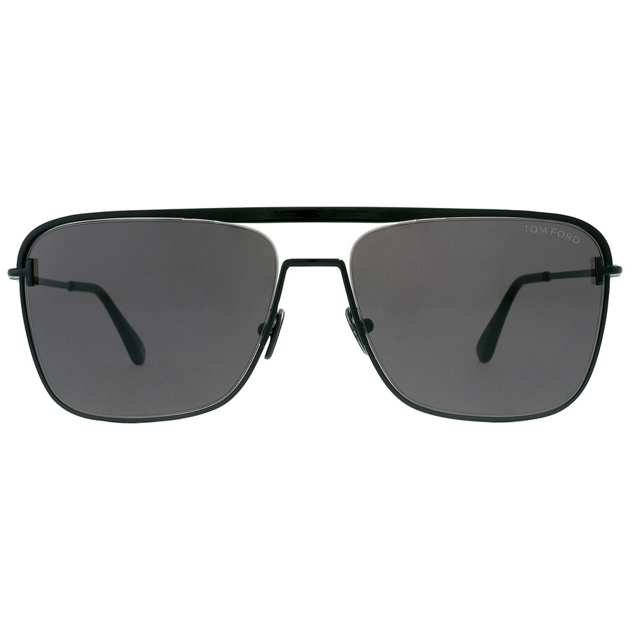 Tom Ford Nolan Smoke Navigator Men's Sunglasses FT0925 01A 60 ...