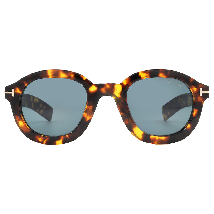 Tom Ford Raffa Blue Round Men's Sunglasses FT1100 52V 46 889214477545 ...