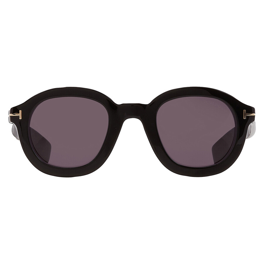 Tom Ford Raffa Smoke Round Men's Sunglasses FT1100 01A 46 889214477521 ...