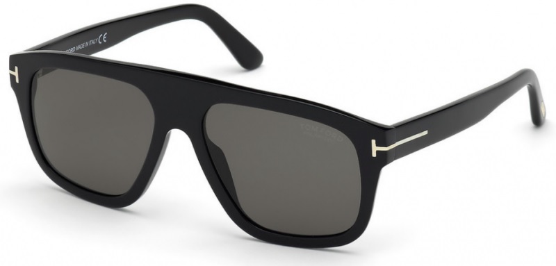 Tom Ford Thor Polarized Smoke Browline Men's Sunglasses FT0777 01D 56 ...