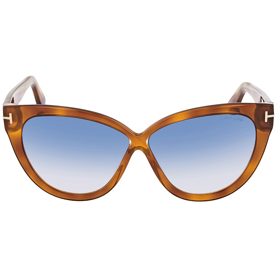 Tom Ford Tortoise Cat Eye Ladies Sunglasses FT0511 53W - Tom Ford ...