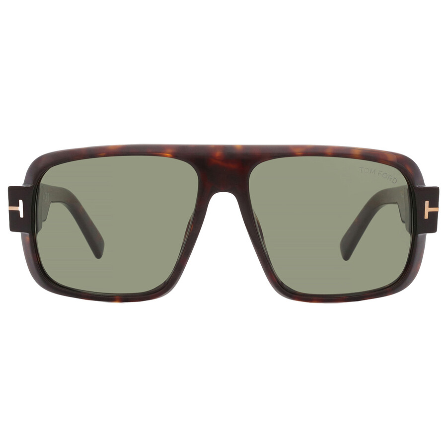 Tom Ford Turner Green Navigator Men's Sunglasses FT1101 52N 58 ...
