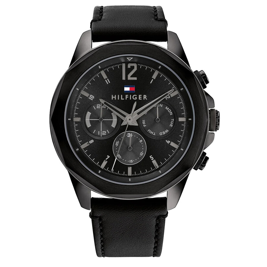 Tommy Hilfiger Lars Quartz Black Dial Men's Watch 1792062 - Watches ...